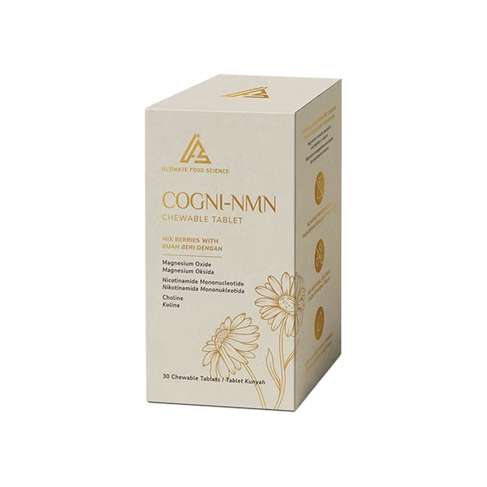 Ultimate Food Science COGNI-NMN Chewable Tablet (30 capsules) - Threebs Malaysia | Health ...