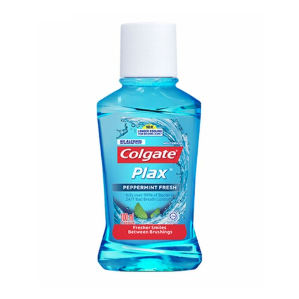Colgate Plax Peppermint Fresh Mouthwash (100ml) - Threebs Malaysia ...
