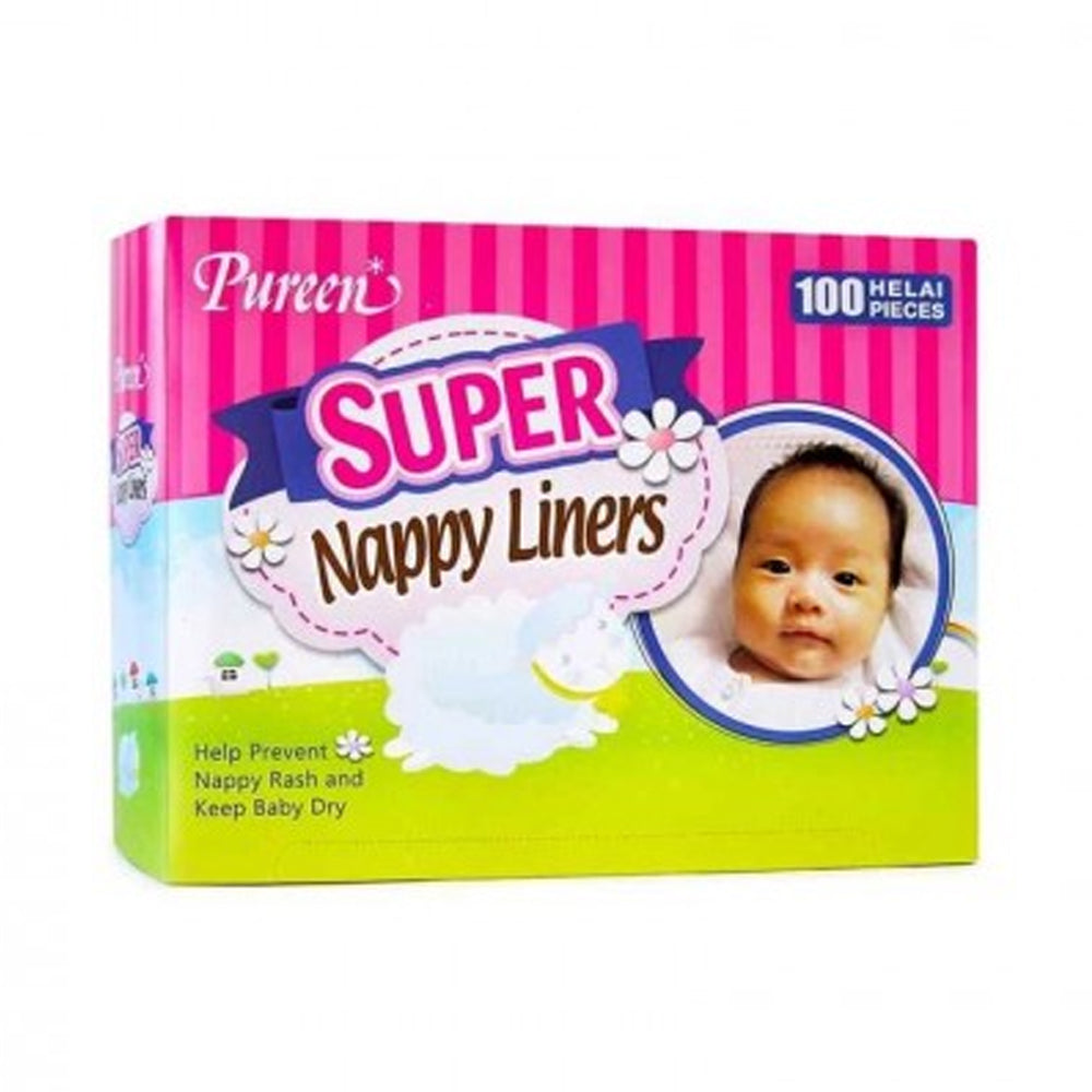 Pureen Super Nappy Liner (100pcs) - Threebs Malaysia | Health & Beauty ...